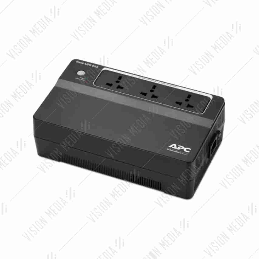 APC BACK-UPS 625VA, AVR, 230V, UNIVERSAL, ASEAN (BX625CI-MS) – Vision Media