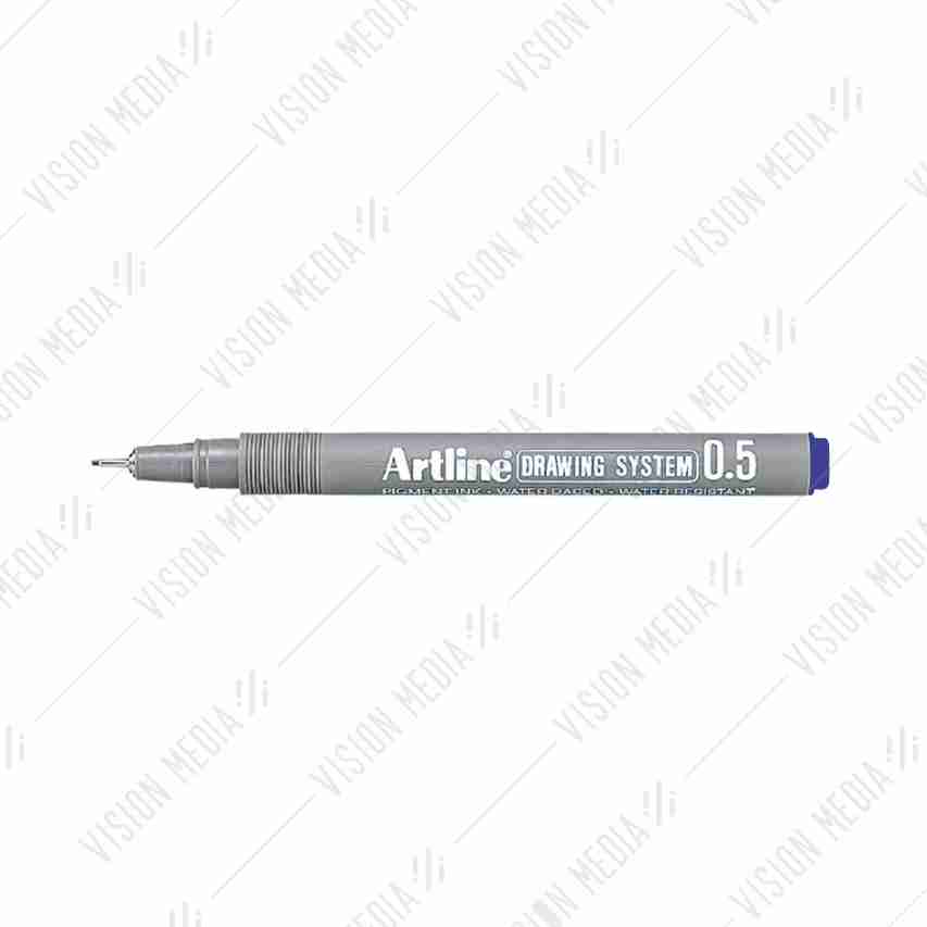 ARTLINE DRAWING SYSTEM PENS 0.5MM BLACK (EK-235) – Vision Media