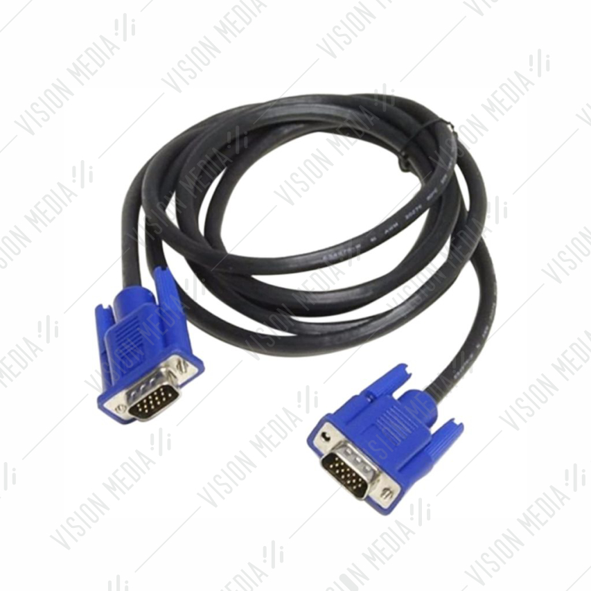 CLIPTEC S-VGA/RGB MONITOR CABLE (M-M)1.5M – Vision Media