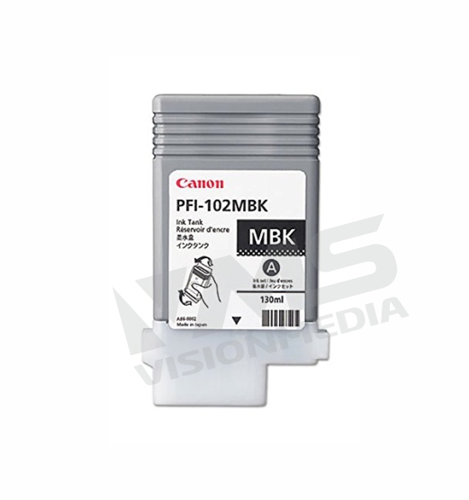 CANON INK TANK MATTE BLACK (PFI-102MBK) – Vision Media