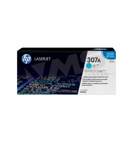 HP 307A CYAN TONER (CE741A) – Vision Media