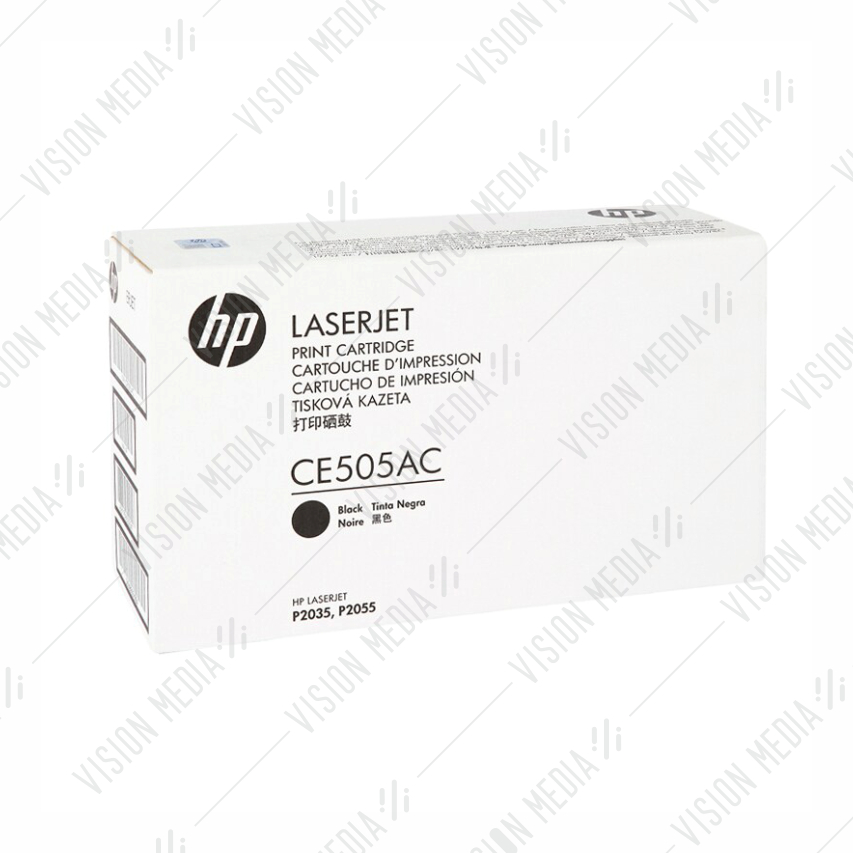 HP 05A BLACK TONER (CE505AC) – Vision Media