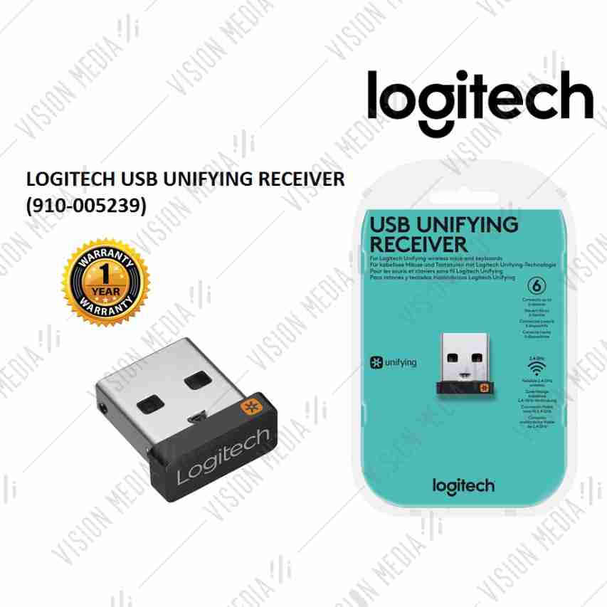 LOGITECH USB UNIFYING RECEIVER (910-005934) – Vision Media