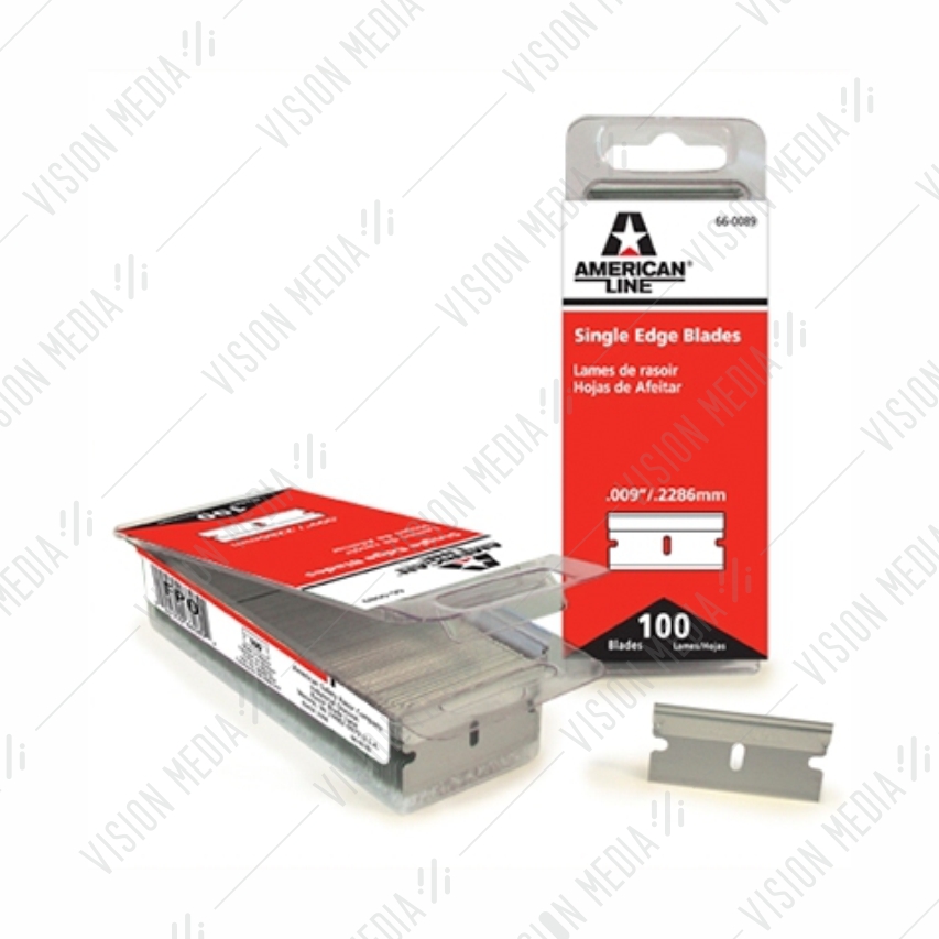 AMERICAN LINE SINGLE EDGE RAZOR BLADE (100 PCS)(66-0448) – Vision Media