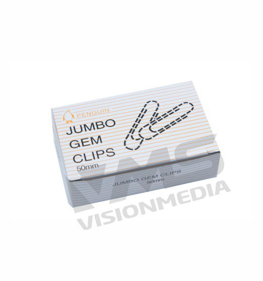 50MM GIANT PAPER CLIP (JUMBO GEM CLIPS) (100PCS/BOX) – Vision Media