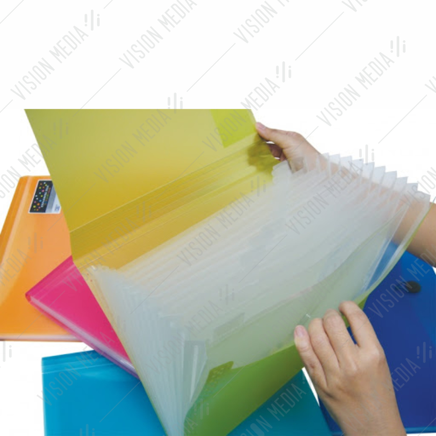 EXPANDING FILE (13 POCKETS, A4 SIZE) (4313) – Vision Media