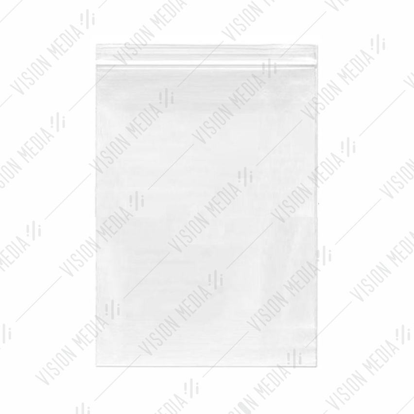 CLEAR TRANSPARENT PLASTIC ZIP LOCK BAG (9″X14″)(100PCS/PACK) – Vision Media