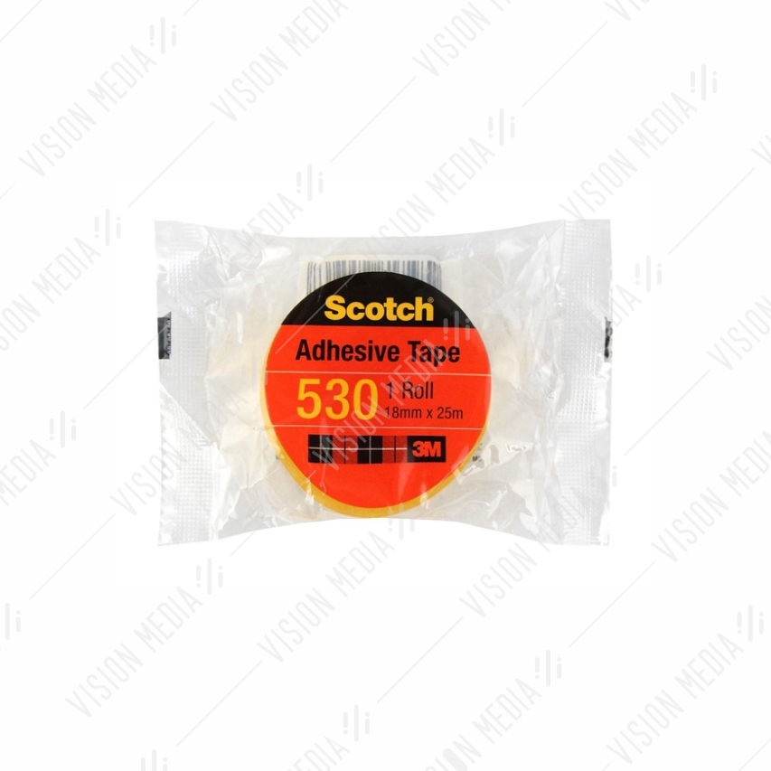 3M SCOTCH 530 TAPE 18MM X 25M (1″ CORE) (3M-530/1825) – Vision Media