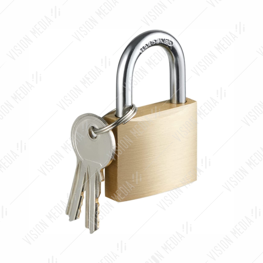 25MM BASIC PADLOCK C/W 1 PAIR OF KEYS – Vision Media