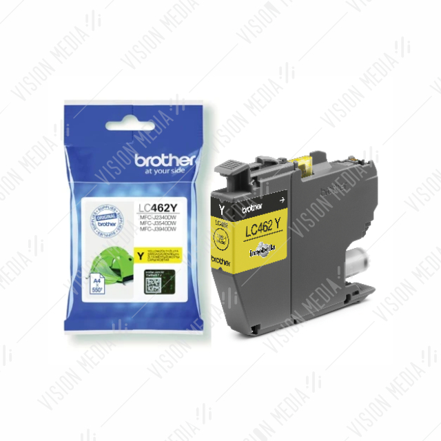 BROTHER YELLOW INK CARTRIDGE (LC462Y) – Vision Media